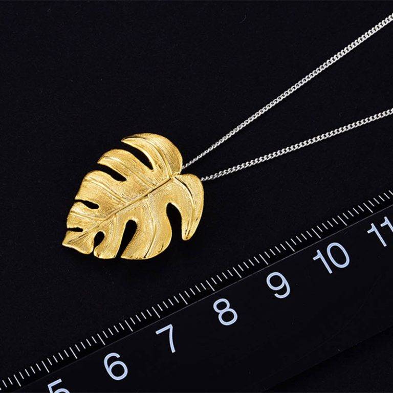 STATEMENT MONSTERA LEAF GOLD SET - Dewdrops & Vines