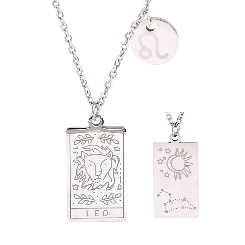 ZODIAC STAR SIGN CHARM NECKLACE - Dewdrops & Vines